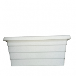 20inch mega pot white color